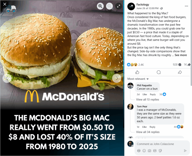 Did the Big Mac Really Shrink by 40%? Unpacking the Viral Claim About ...