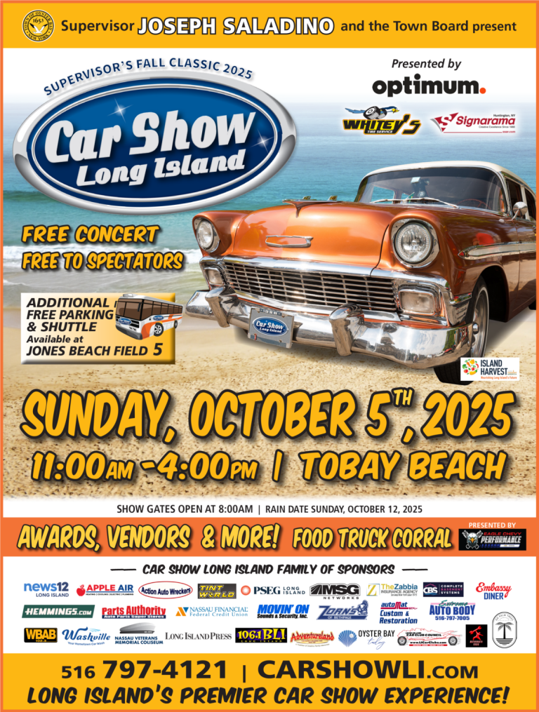 Long Island’s Largest Car Show Rolls Back Into Tobay Beach This Weekend ...